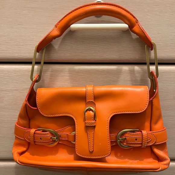 Bags | Jimmy Choo Purse Orange | Poshmark